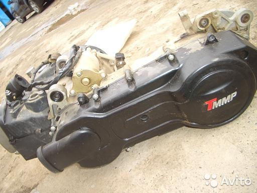Двигатель скутера 150cc 157QMJ (13" колесо) под два амортизатора ...