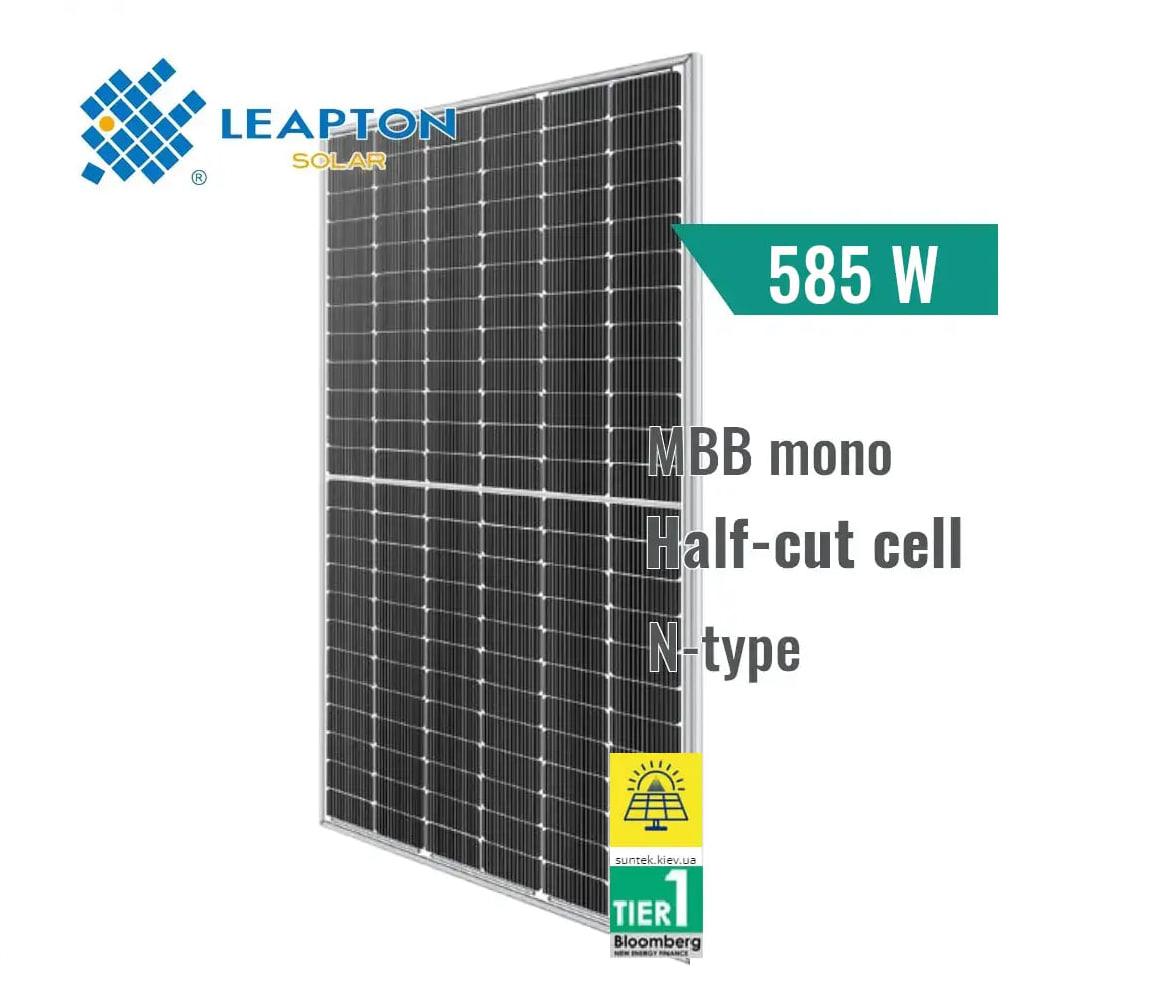 Солнечная панель Leapton LP182x199-M-66-NH-585W Mono N-Type 30мм (ID#2255233527), цена: 6080 ...