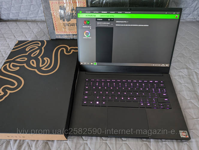 Игровой ноутбук Razer Blade 14 144HZ Ryzen 9 6900HX/RTX3060 6GB/1TB ssd ...
