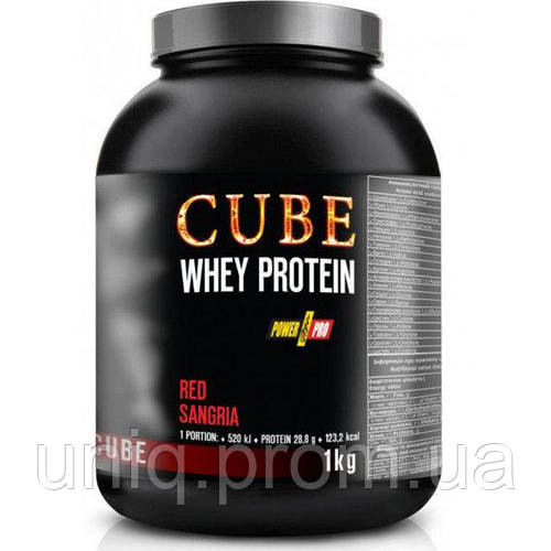 Протеин Power Pro Cube Whey Protein БАНКА 1000 g 25 servings Sangria UQ ...