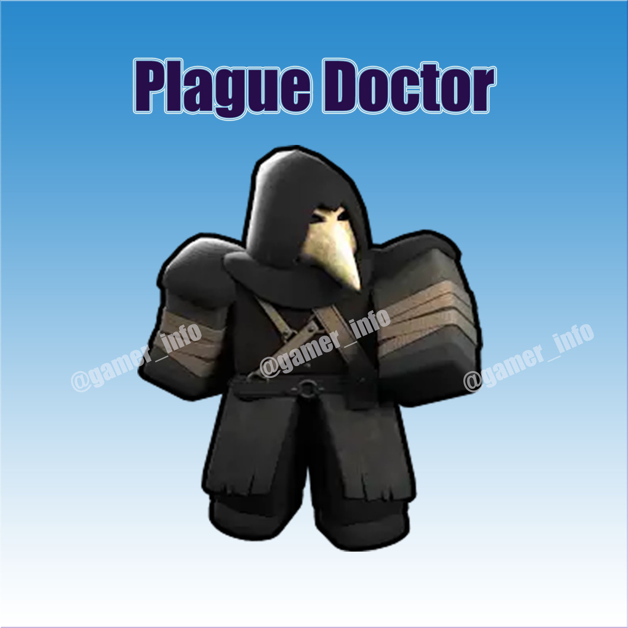Plague Doctor Skibidi Tower Defense Roblox Id 2257599489 цена 250