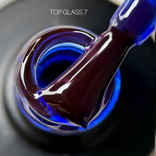 Вітражний топ для гель лаку без липкого шару Saga Glass Top №07 9 мл ...