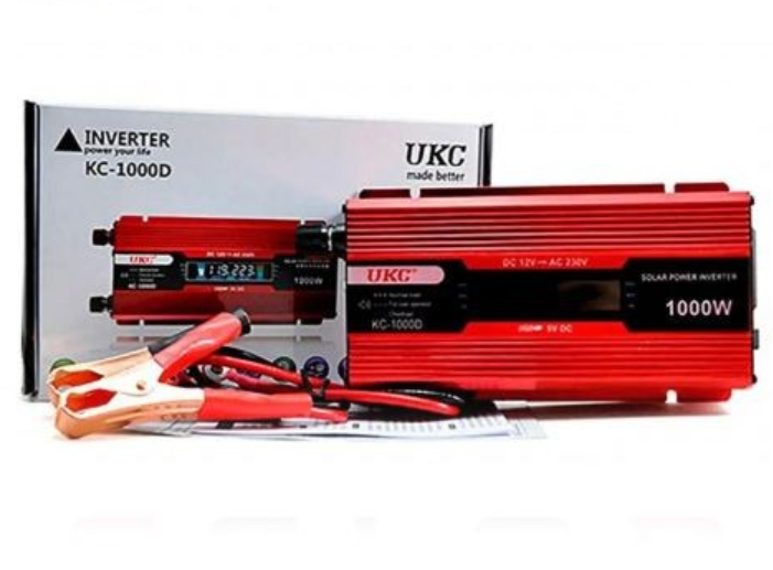 Перетворювач напруги авто інвертор UKC 12V-220V 1000W LCD KC-1000D (ID#2259708747), ціна: 3699 ...
