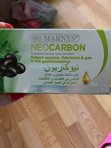 Neocarbon (Неокарбон) Активоване вугілля з м ятою та анісом 30 капсул ...