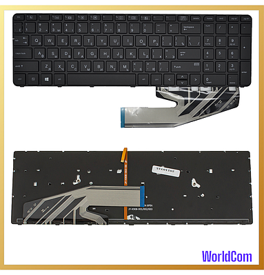Клавіатура для HP ProBook 455 G4, 470 G4, 650 G2, 655 G2 (RU Black з ...