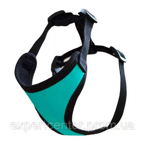 Нагрудник кожаный+сетка Lucky Pet 1 25-29 см 27-42 см Голубой ...