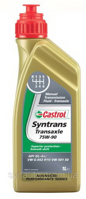 Масло трансмиссии Castrol Syntrans Transaxle 75W90 GL4/GL4+ 1L, 1557C3 ...