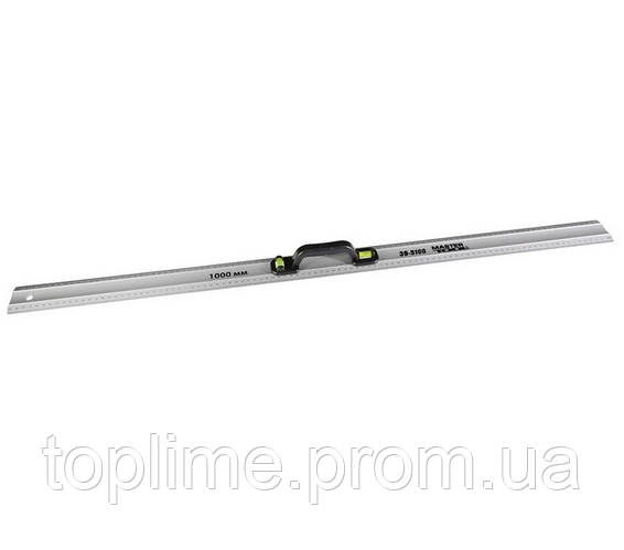 Линейка строительная алюминиевая MASTERTOOL 100 см с ручкой 2 капсулы ...