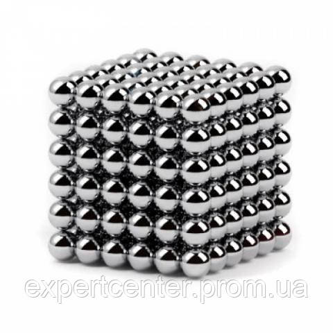 Нео Куб NeoCube 5 мм магнітна іграшка конструктор Срібло EC, код ...