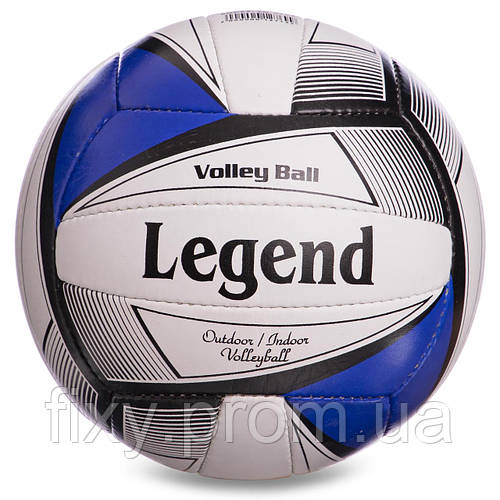 Мяч волейбольный LEGEND LG0154 №5 PU белый-синий-черный fx (ID ...