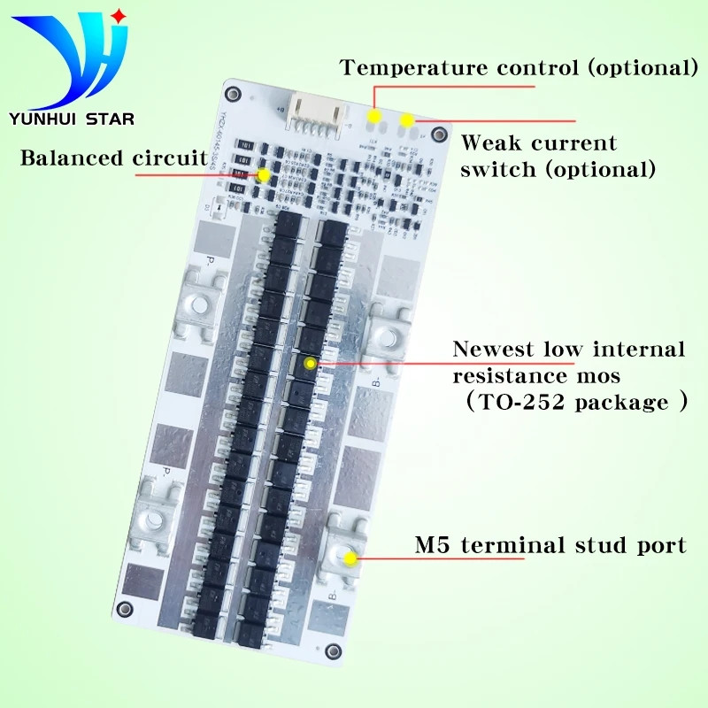 BMS плата YHZX-14560-4S LiFePO4 12 V 4S 100A LiFePO4 з балансуванням (ID#2263576604), ціна: 780 ...
