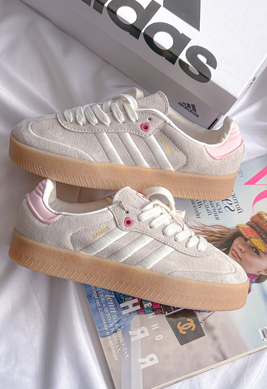 Adidas Samba. Samba Platform Grey\ Pink m (ID#2264630636), цена: 2773 ...