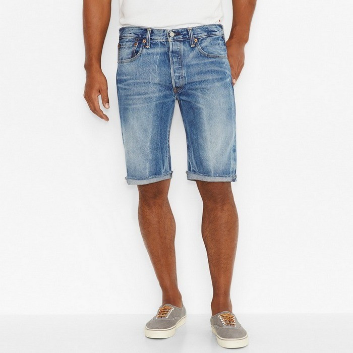 Джинсовые шорты Levis 501 Original Fit - синие (Superstone) (ID ...