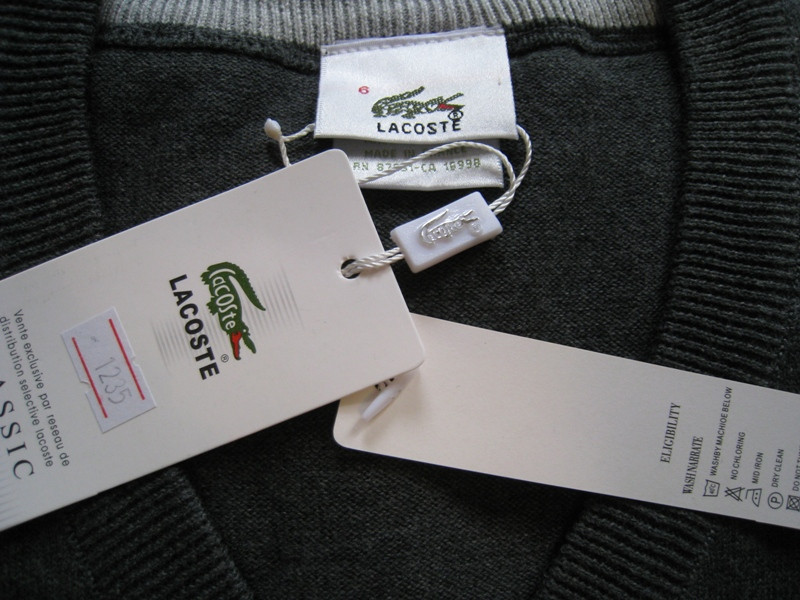 Lacoste original Мужской свитер пуловер джемпер лакост лакоста лакосте ...