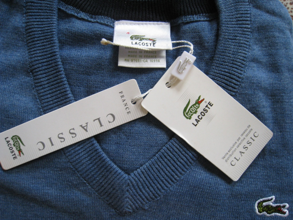 Lacoste original Мужской свитер пуловер джемпер лакост лакоста лакосте ...