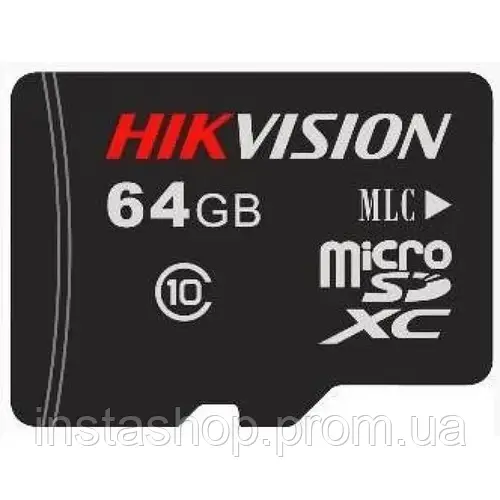 Карта памяти Hikvision MicroSD SD HS-TF-L2 64G IP, код: 8195106 (ID ...