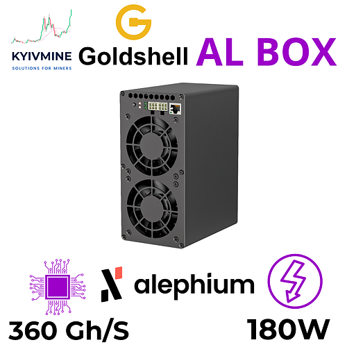 GOLDSHELL AL BOX 360G асик майнер ALEPHIUM (ID#2259437581), цена ...