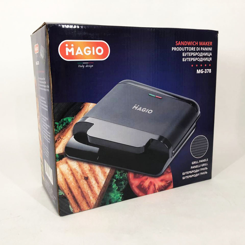 Бутербродница 4в1 MAGIO MG-378 / Домашний гриль для шаурмы / Бутербродница ZK-280 гриль ...