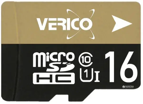 Карта памяті Verico 1MCOV-MDH9G3-NN Black microSDHC Class 10 UHS-I (ID ...