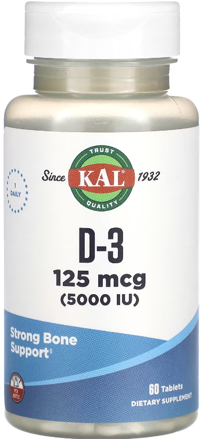 Вітамін Д3 KAL D3 5000 60 tabs (ID#2146163871), ціна: 349 ₴, купити на ...