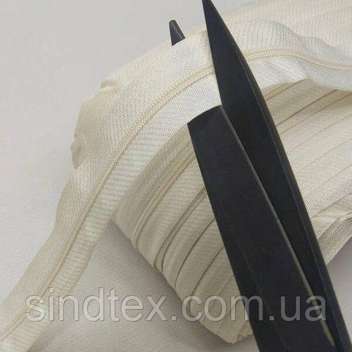 Рулонная молния типа Спираль Т-3 цвет #571 молочная (ID#2267070550 ...