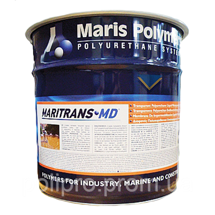 Прозрачный полиуретановый УФ стойкий лак Maritrans MD (уп 20 кг) Maris ...