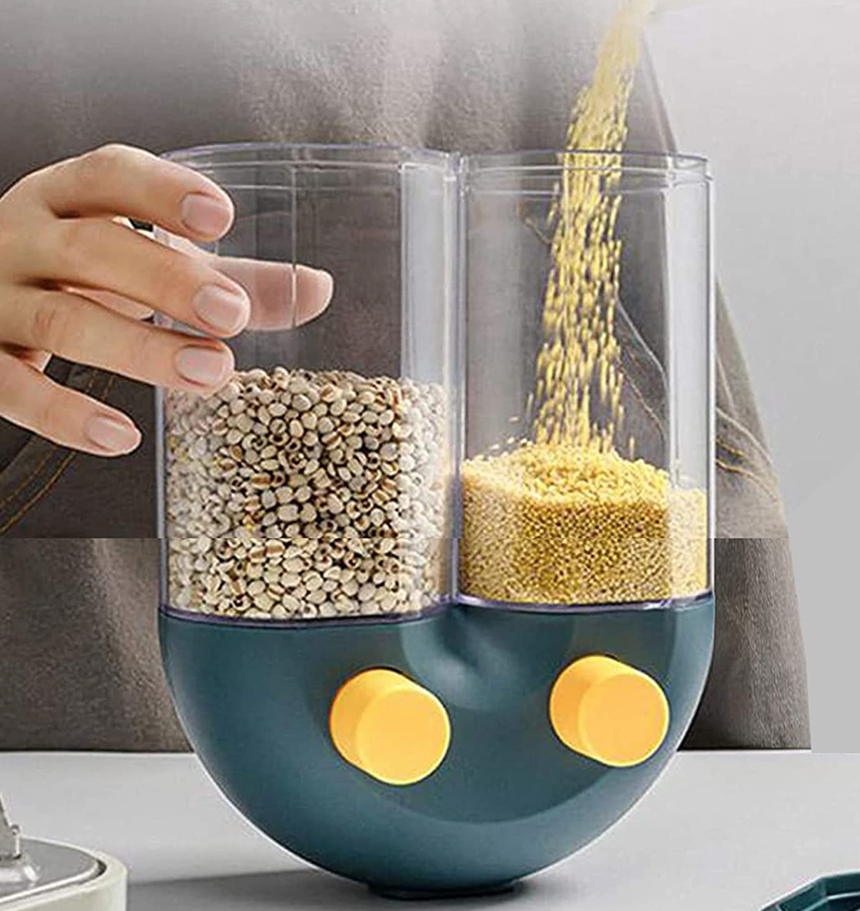 Диспенсер для круп GRAIN DISPENSER Органайзер для сыпучих продуктов ...
