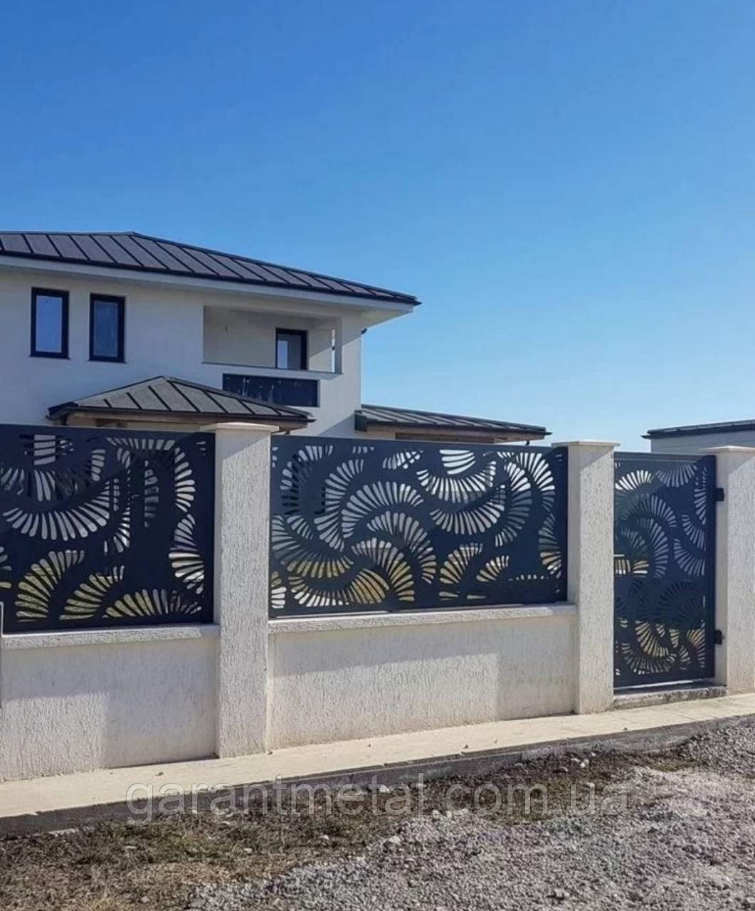 Секции для забора металлические (ID#2267849729), цена: 3000 ₴, купить ...