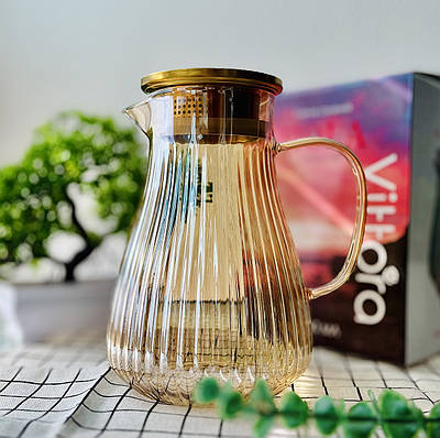 Кувшин стеклянный VITTORA - купить недорого на Prom.ua: цены, акции и ...