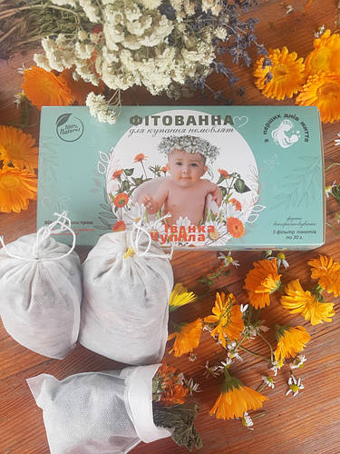 Сбор целебных трав для купания младенцев в фильтр-пакетах. Фитованная ...