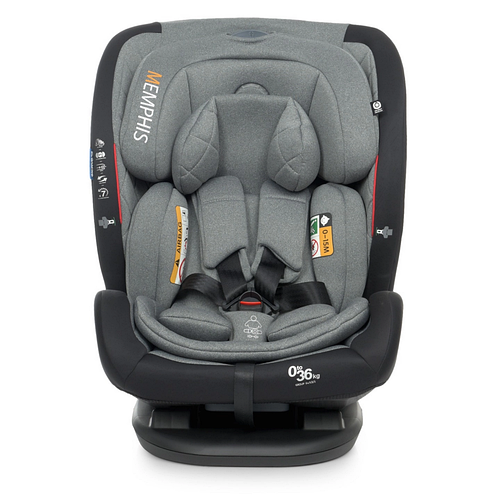 Автокресло ME 1093 MEMPHIS Gray Black od (ID#2268828378), цена: 6143.60 ...