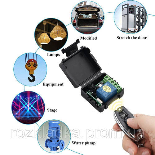 Дистанційний пульт. (Remote Control) Радіокероване реле 1 канальне 12v ...