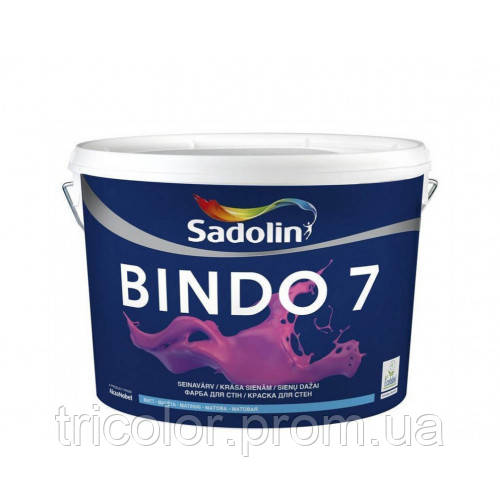 Краска для стен Sadolin Bindo 7 база BC матовая, цена: 940 ₴, купить на Prom.ua