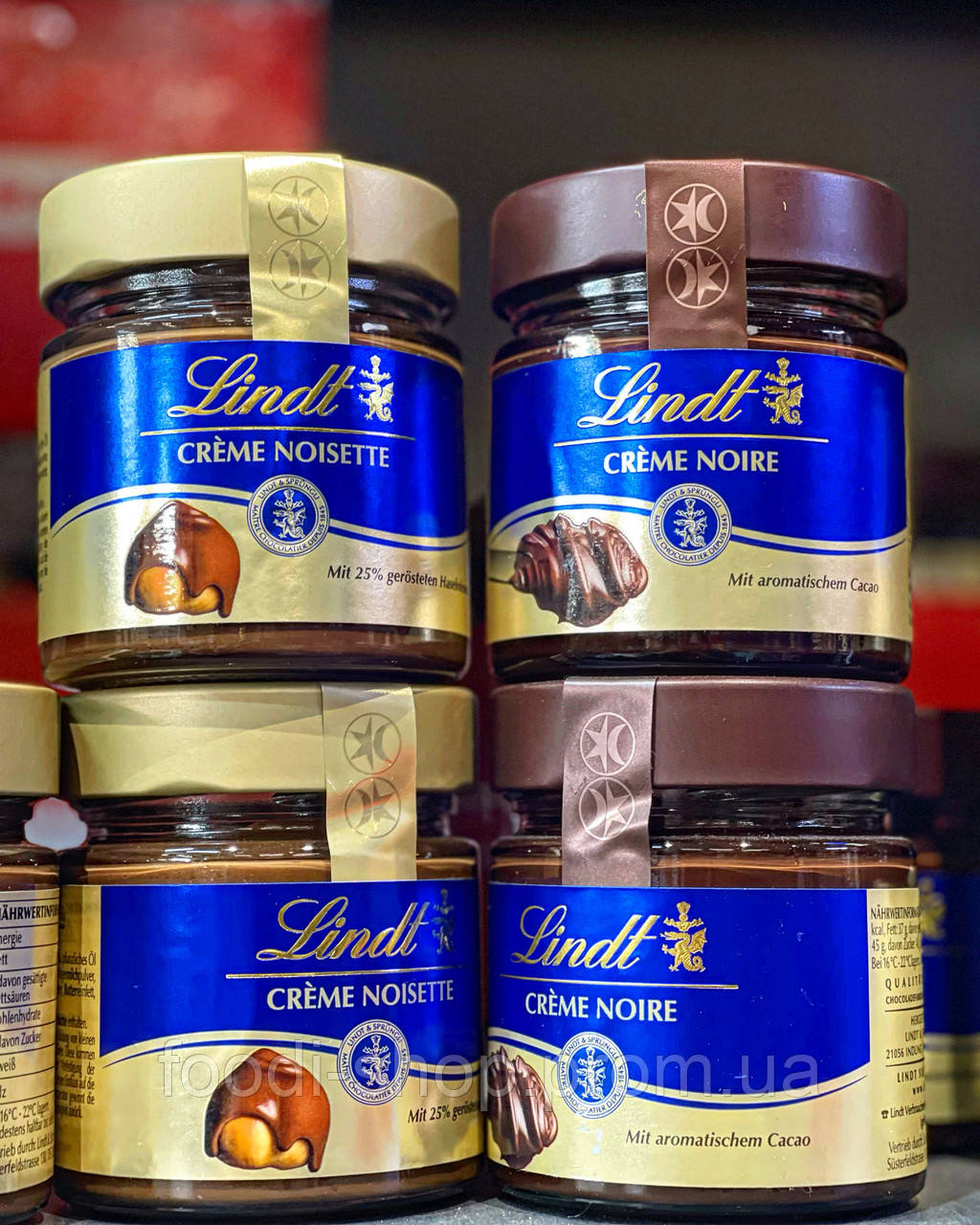 Lindt Creme . шоколадна паста від lindt. (молочний та чорний шоколад ...