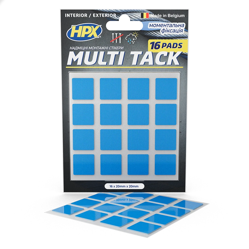 Стикеры Multitack, 20х20мм, 16 шт - купить онлайн