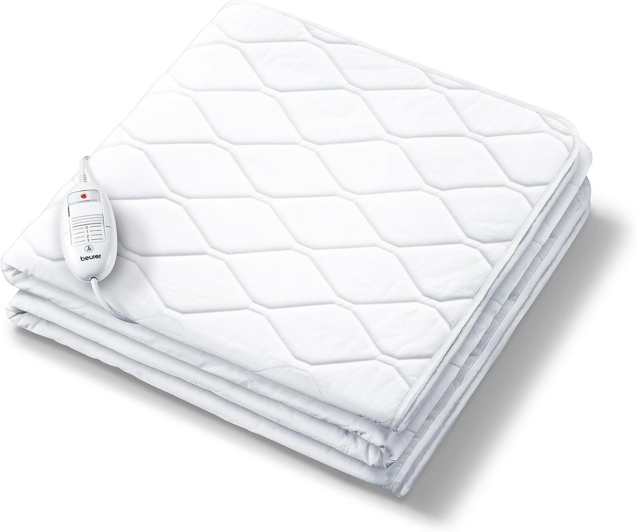 Електропростирадло Beurer 200х92см 60Вт фліс / бавовна 3 режими роботи ...