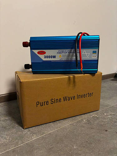 Инвертор для дома Wimpex WX-3100 3000W, зарядка аккумулятора, чистая ...