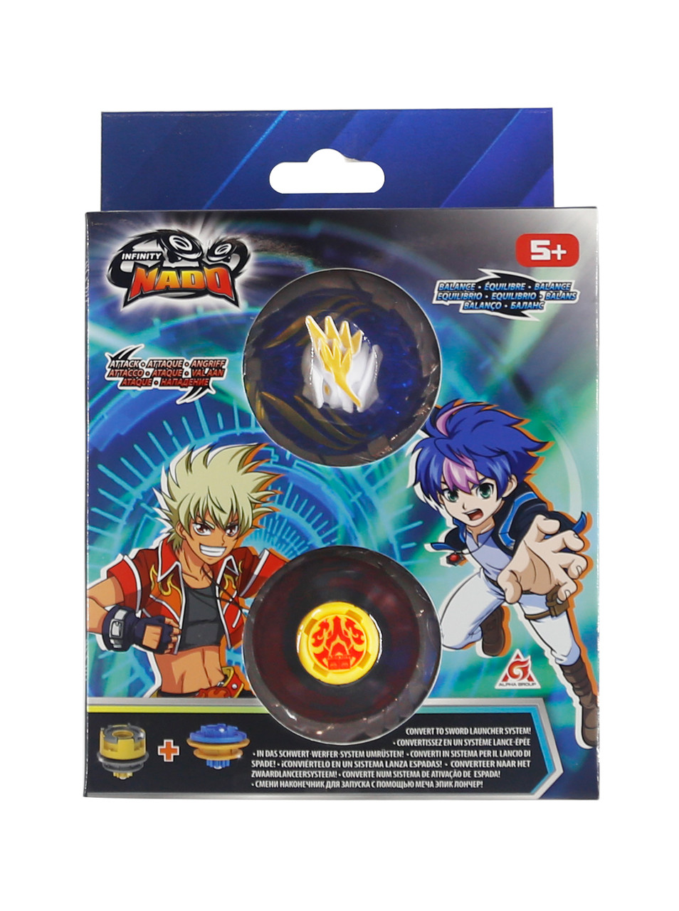 Infinity Nado Набор VI Conversion Set Крылья Ареса и Огненный Клинок (Ares' Wings, Fiery Blade ...
