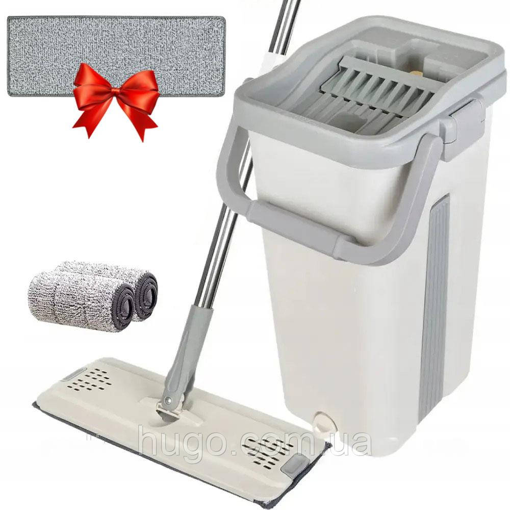 Швабра с ведром Cleaning Mop + Подарок Запаска для швабры 32х12см ...