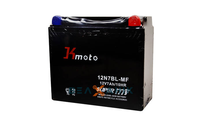 Аккумулятор гелевой 7Ah 12N7BL-BS GEL 12V 7Ah (L145-W57-H128) MOTO ...