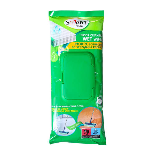 Smart Clean Вологі серветки для миття підлоги 12 шт. (ID#2269912525 ...