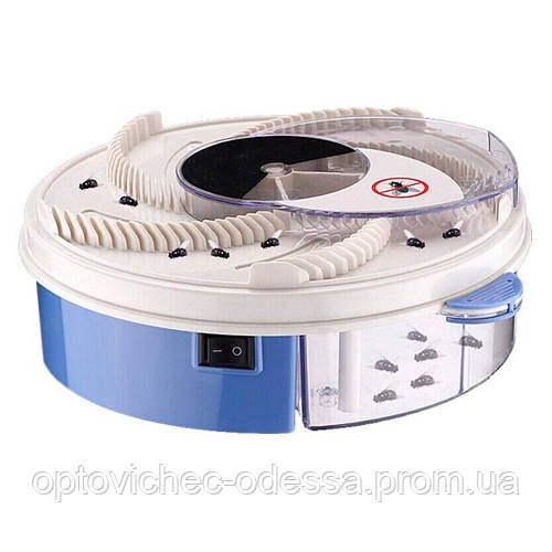 Електрична обертова мухоловка USB Синій Хіт продажу! (ID#2269851648 ...