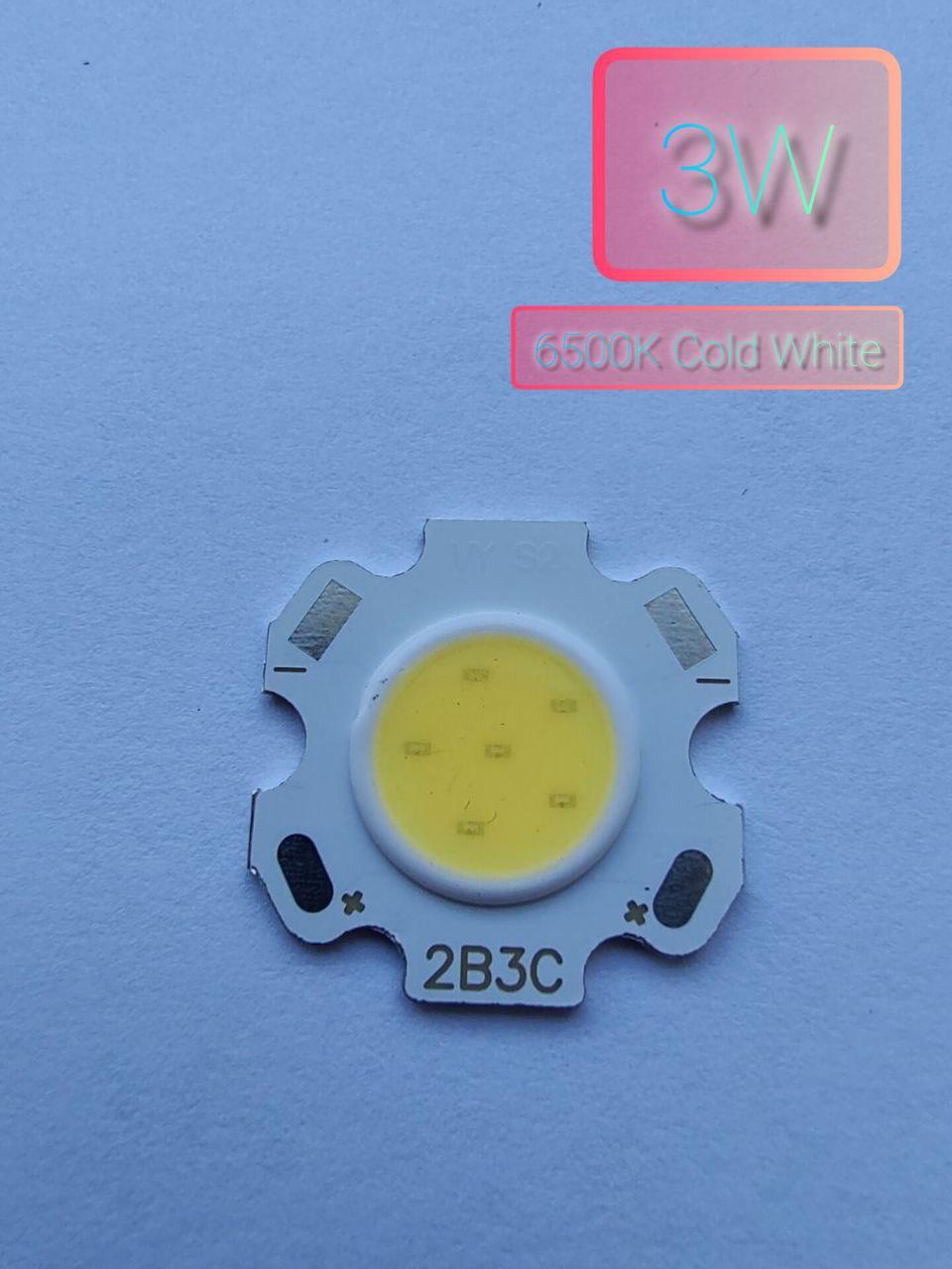 Светодиодная матрица LED COB 3W 6500K Сold White 2B3C / Холодный белый ...