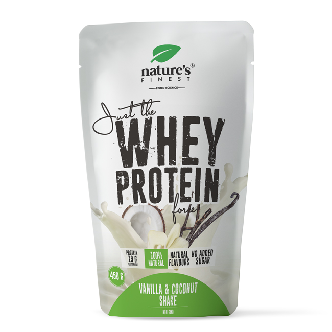 Nature's Finest Whey Protein Vanilla & Coconut Whey Shake ванільно ...