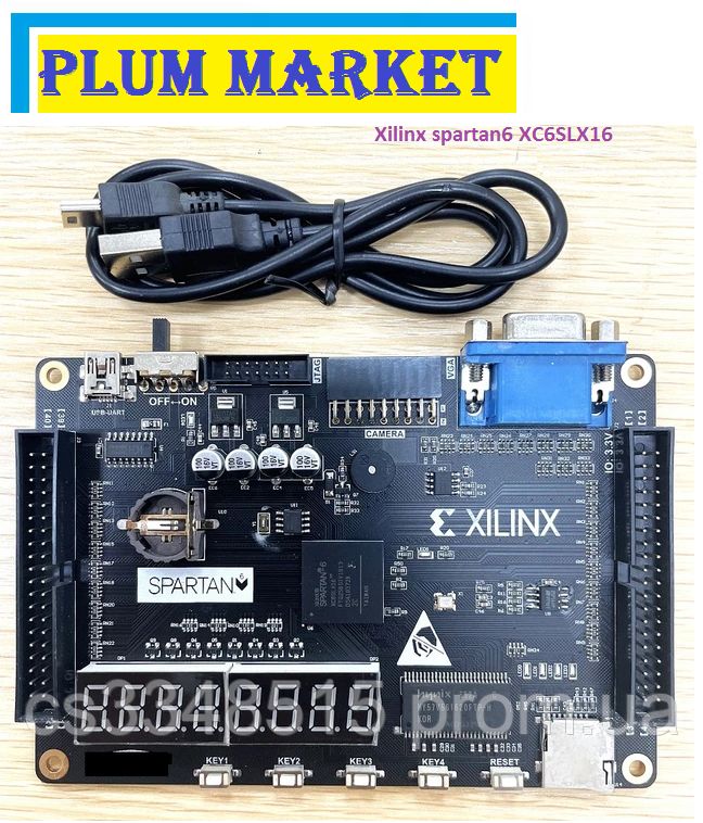 Модуль разработки Xilinx Spartan 6 XC6SLX16 Core PCB FPGA с 256 Мбит SDRAM (ID#2271839815), цена ...