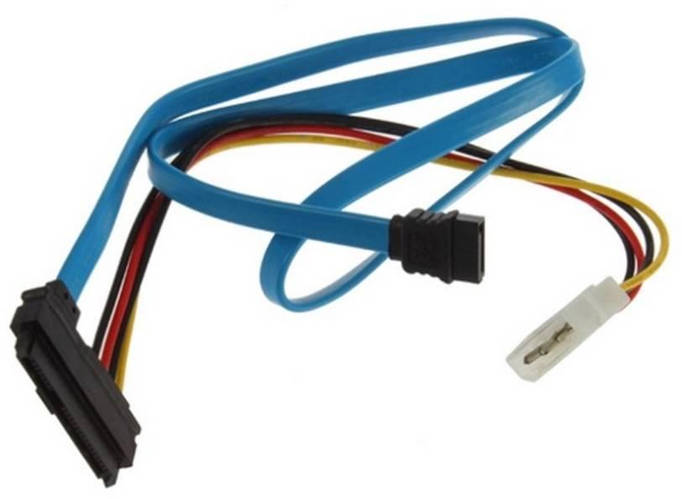 Кабель SATA 7pin (F) --> SAS (SFF-8482) 0.7 м. (ID#2273067855), цена ...