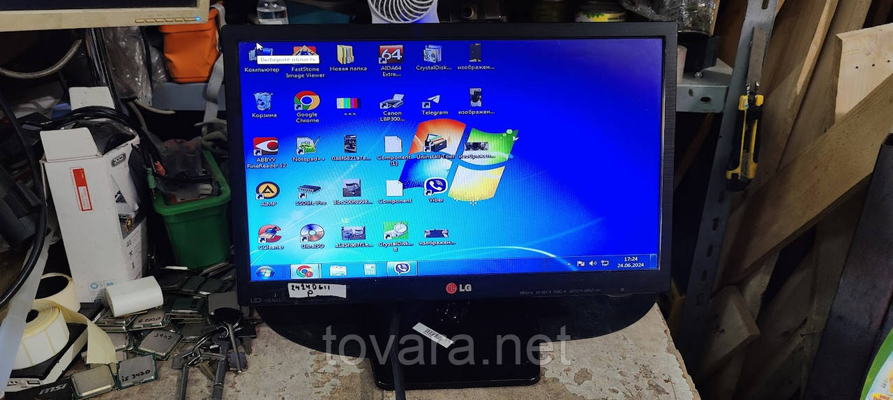 Широкоформатный LED монитор 19 дюймов LG Flatron 19EN33S-B № 24240611 ...