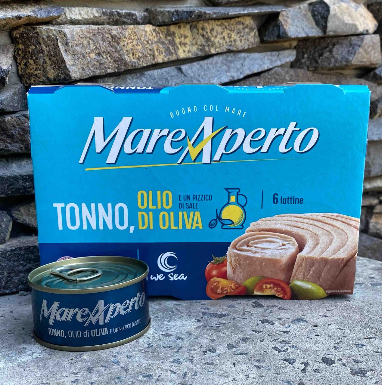 Тунец Mare Aperto в оливковом масле 6×70 г консервированный тунец из ...