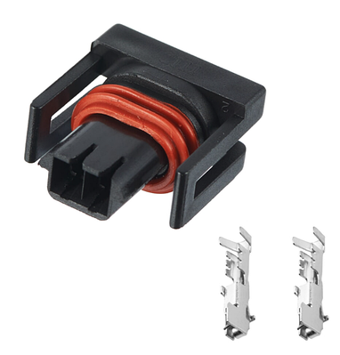 Автомобільний роз'єм герметичний гніздовий 2-х контактний аналог KET ...