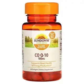 Sundown Naturals, Co Q-10, 100 мг, 40 мягких таблеток Киев (ID ...
